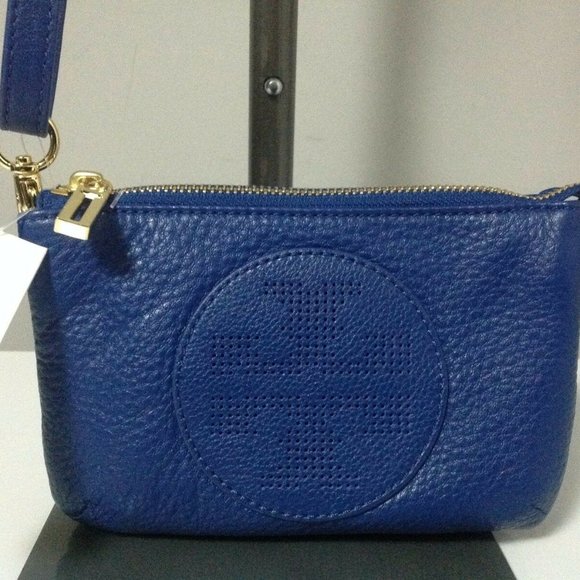 Tory Burch | Bags | Tory Burch Kipp Small Blue Nile Perforated Logo ...